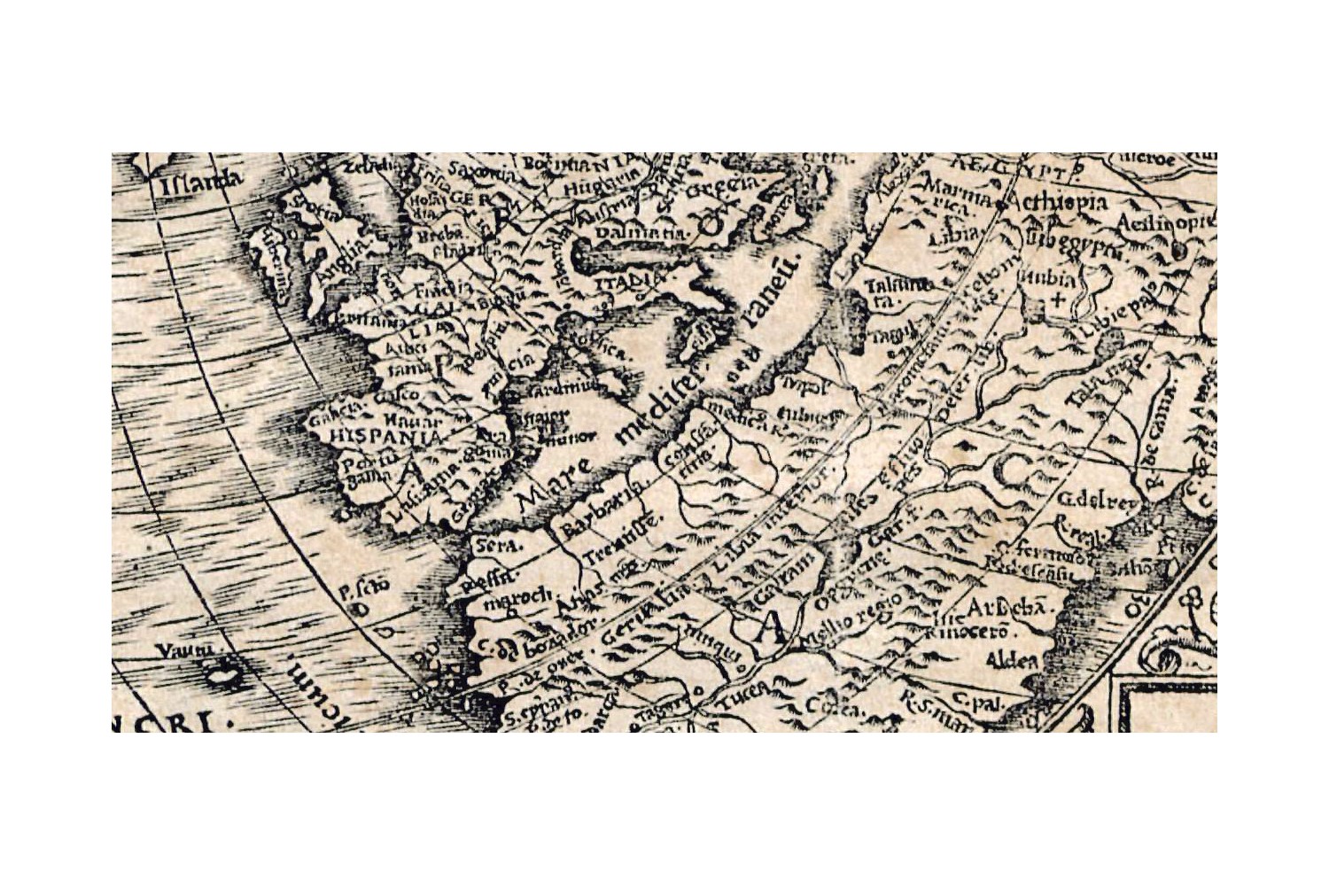 Carte du Monde 1532 d'Oronce Fine